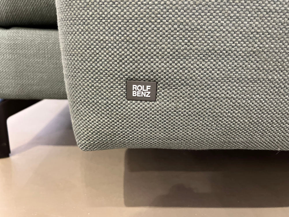Rolf Benz - Sofa - RB Nuvola - Stoff grün - konfigurierbar