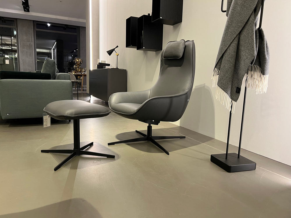 Rolf Benz - Sessel - RB 586 MEG - Leder braun - konfigurierbar