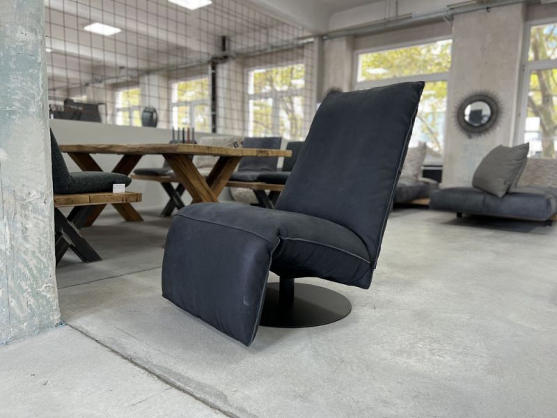 Bullfrog - Funktionssessel - 0318 Baboo - Leder schwarz - konfigurierb